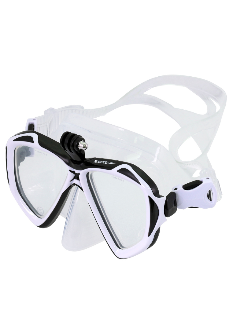 Speedo Black White Sport Adult Dual Lenses Combo With Camera Mount ...