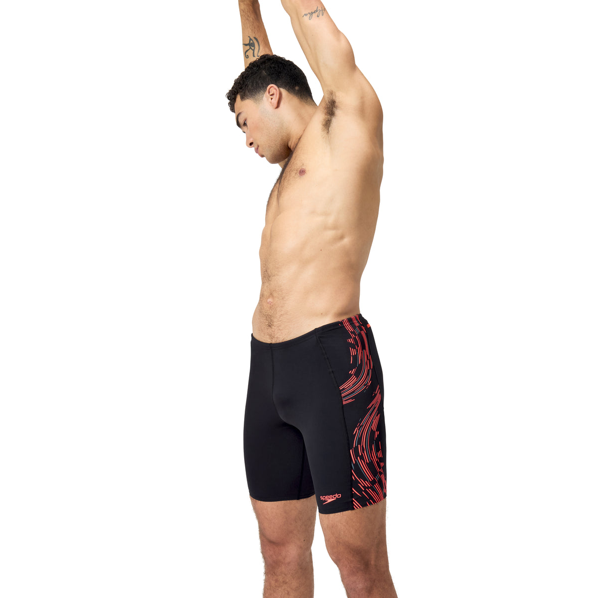 Siren Red Tech Panel Jammer (USA Charcoal) – Speedo Philippines