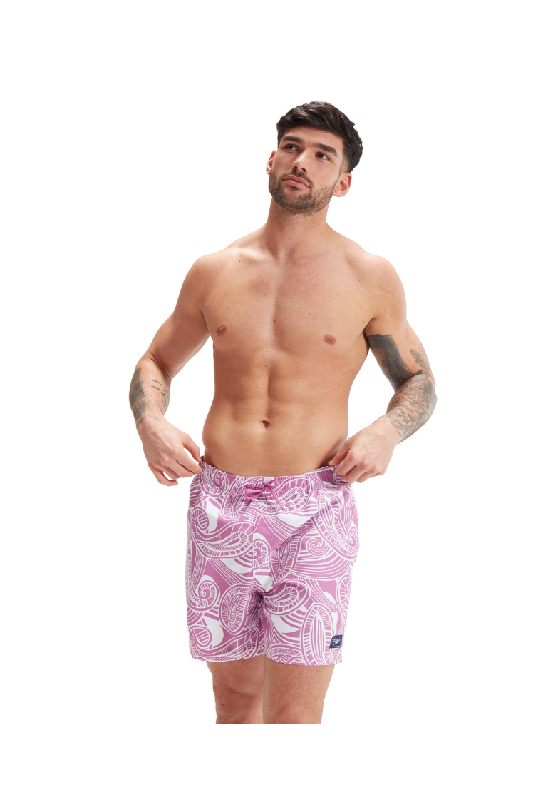 Twilight Mauve Macro Paisley Leisure 16" Watershort – Speedo Philippines