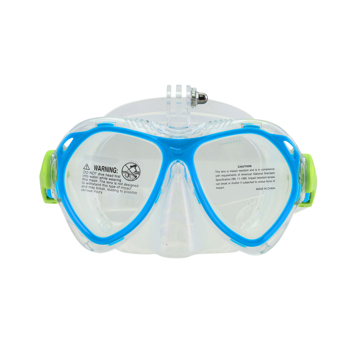 Speedo Pool Green Junior Sport Dual Lenses Combo with Camera Mount ...