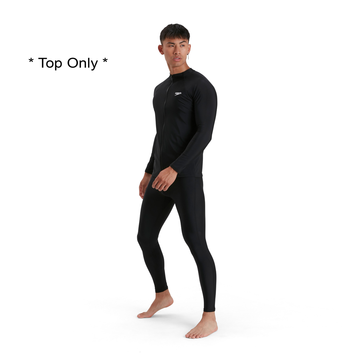 Black Zip Long Sleeve Top – Speedo Philippines