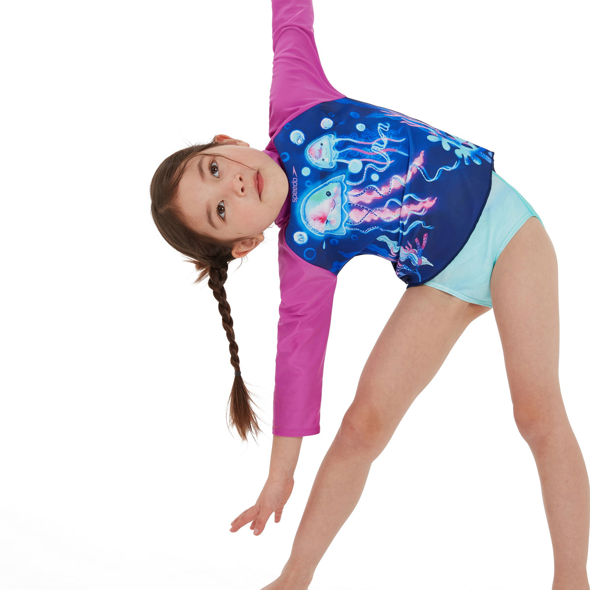 Glowy Long Sleeve Printed Rash Top – Speedo Philippines