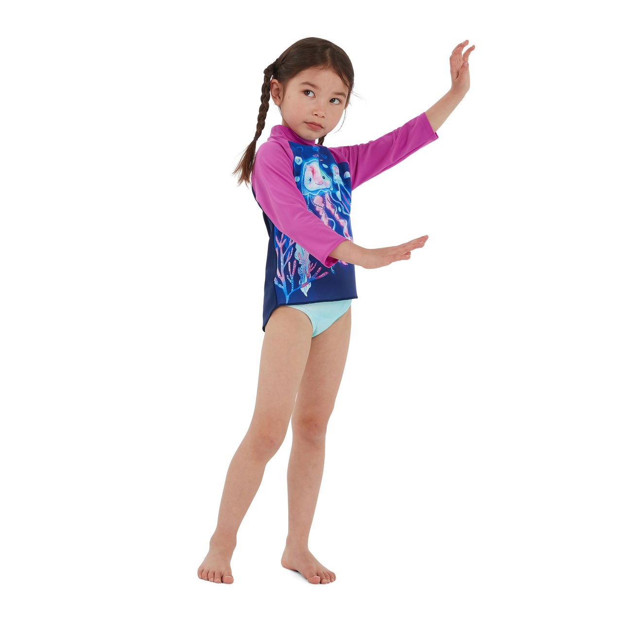 Glowy Long Sleeve Printed Rash Top – Speedo Philippines